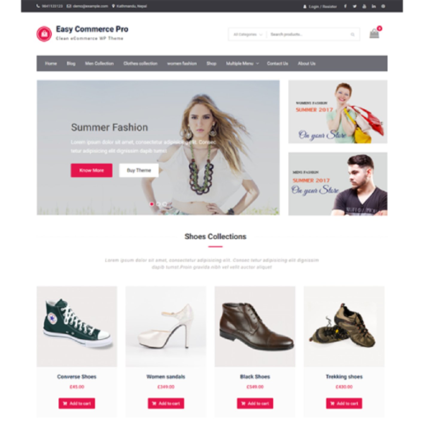 Download Easy Commerce Pro WordPress Plugin - MorePlugins