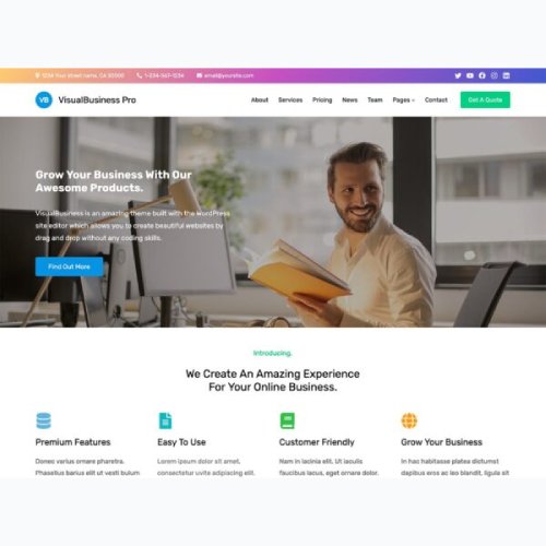 Download VisualBusiness Pro WordPress Plugin - MorePlugins