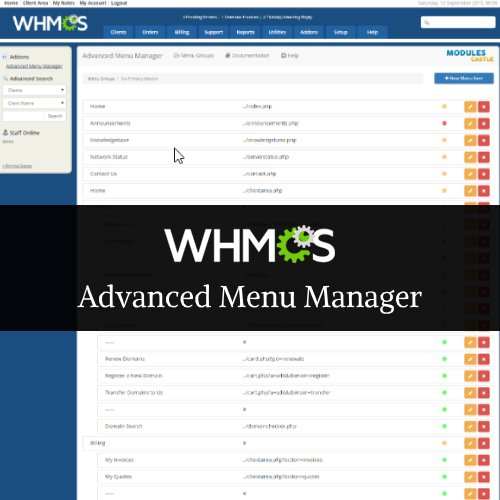 Download WHMCS Advanced Menu Manager WordPress Plugin - MorePlugins